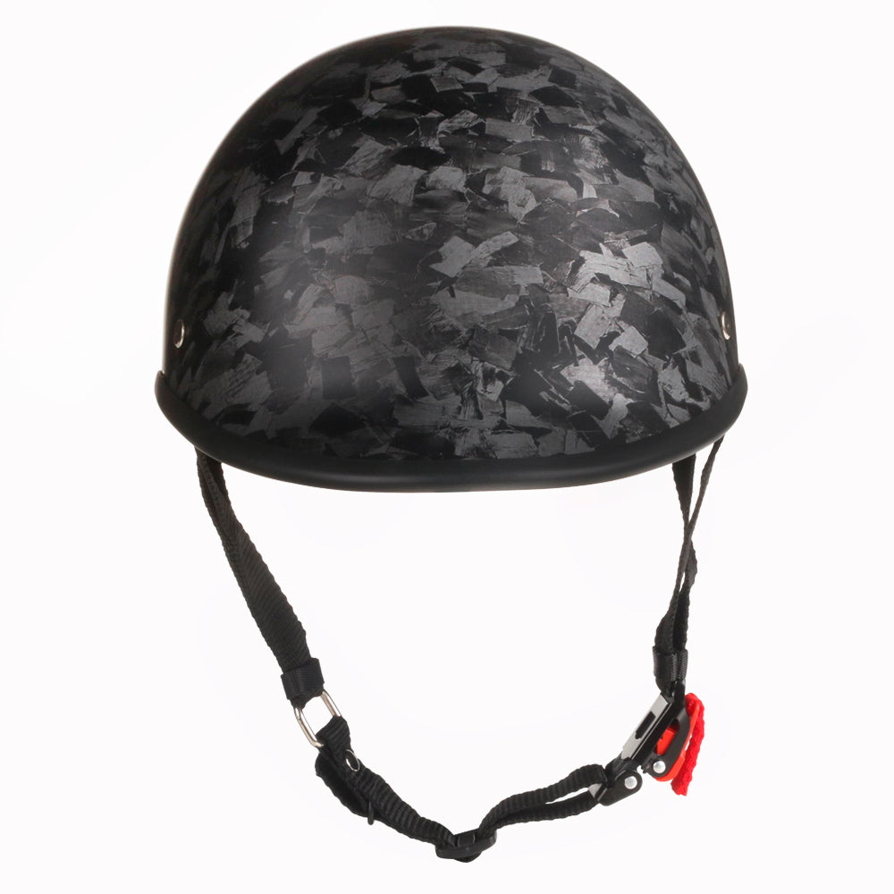 Smallest, Lightest SOA Style DOT Approved Half Helmet - Matte Black ...