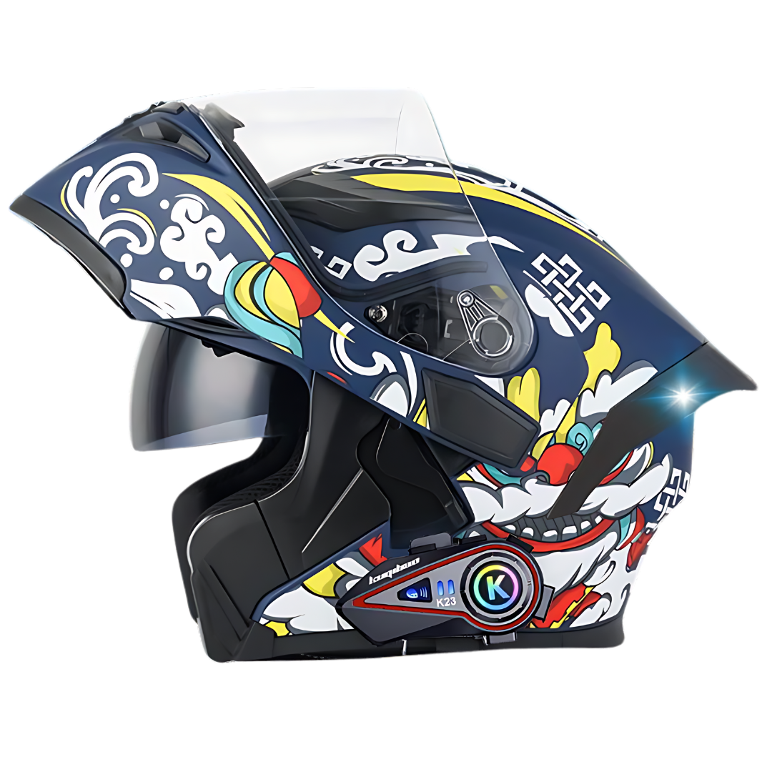R6s Modular Helmet with Intercom Bluetooth Headset – Gear Rider