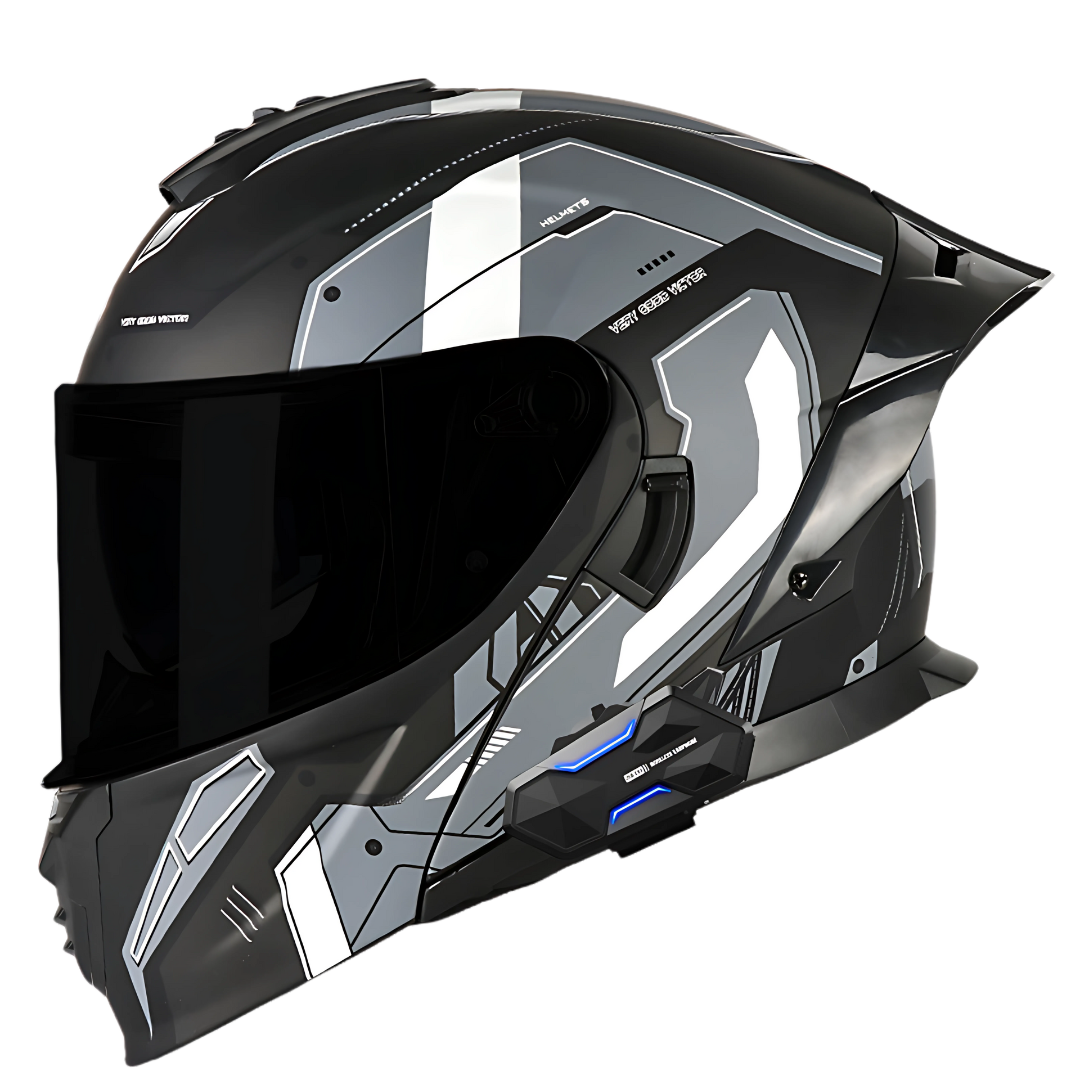 K4 Intercom Modular Helmet with Bluetooth – 2-8 Riders Intercom – Gear ...