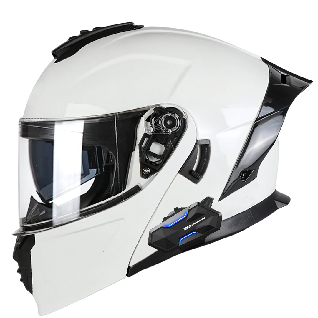 K4 Intercom Modular Helmet with Bluetooth – 2-8 Riders Intercom – Gear ...