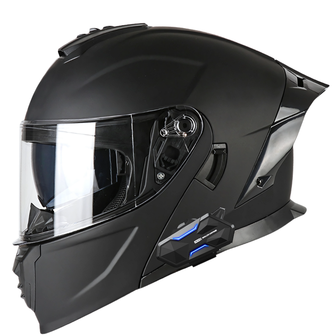 K4 Intercom Modular Helmet with Bluetooth – 2-8 Riders Intercom – Gear ...