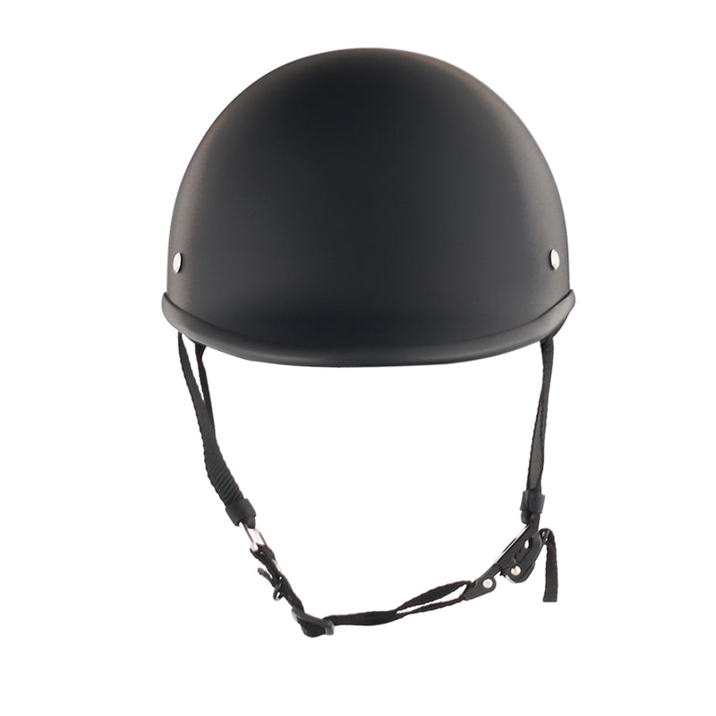 Smallest, Lightest SOA Style DOT Approved Half Helmet - Matte Black ...